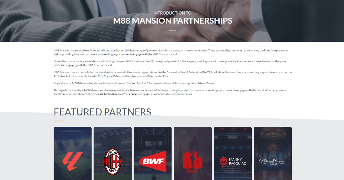 Manny Pacquiao – M88 Mansion Partners